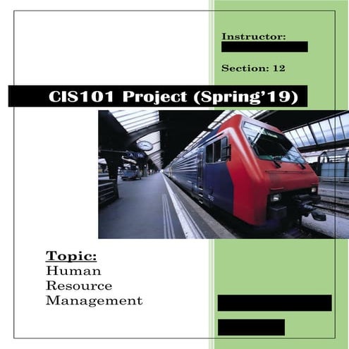 CIS101 - Report | PDF
