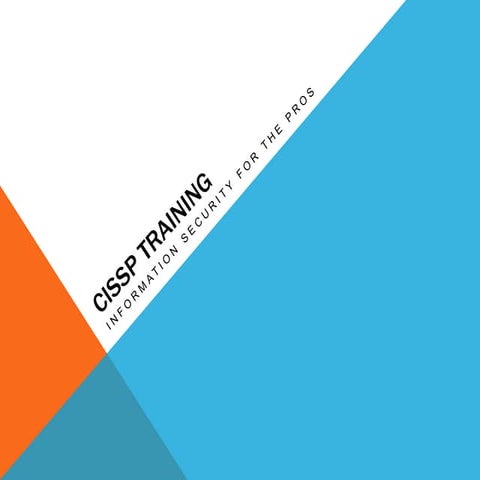 Cissp training | PPTX