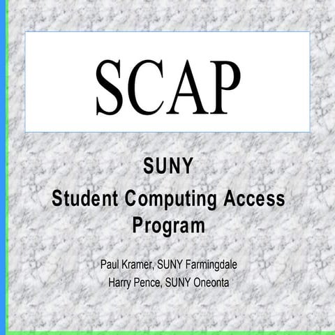 Cit2002 scap-talk | PPT