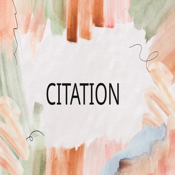 CITATION (REFERENCES) MLA, APA......pptx