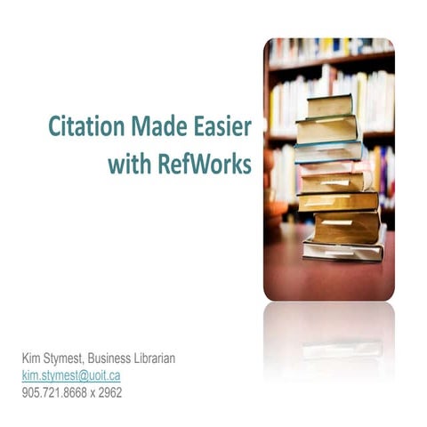 Citation Made Easier | PPTX | Technology & Computing