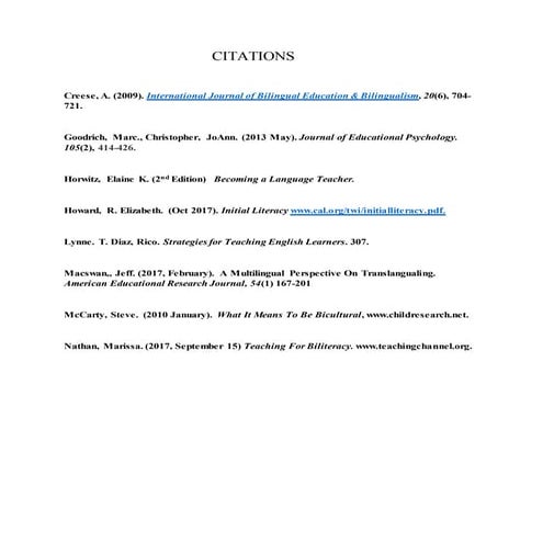 Citations | DOCX