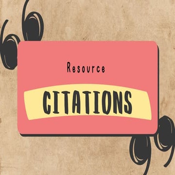 Citations For Resources Education Definitions for IB Schools | PDF