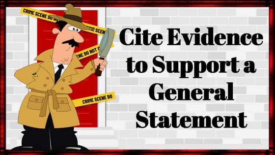 Claims, Evidence, & Explanation | PPT