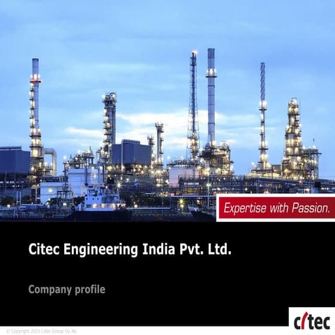 Citec India Profile 2017 | PPT