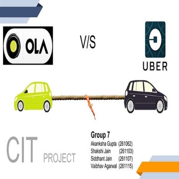 Case-Study - Online Cab Aggregators Uber and Ola in India | PDF