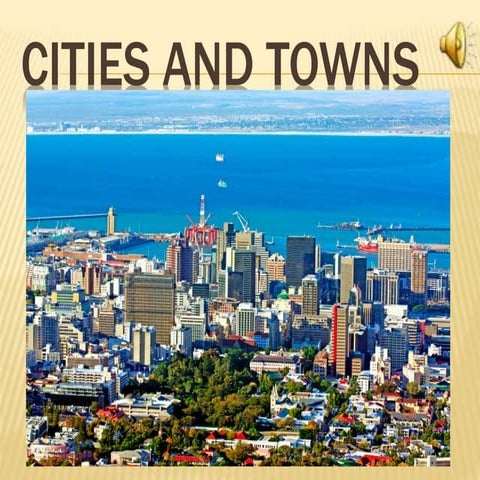 Cities and towns | PPT