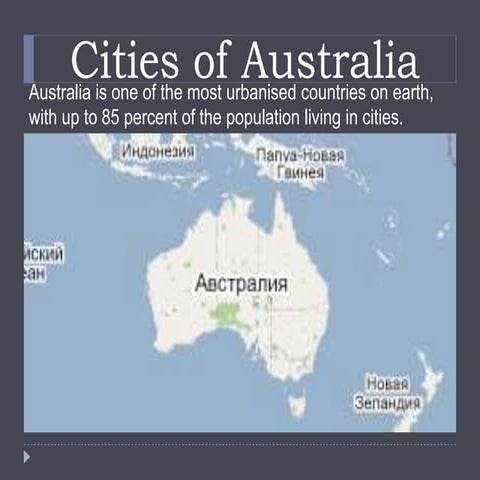 Cities of australia | PPTX