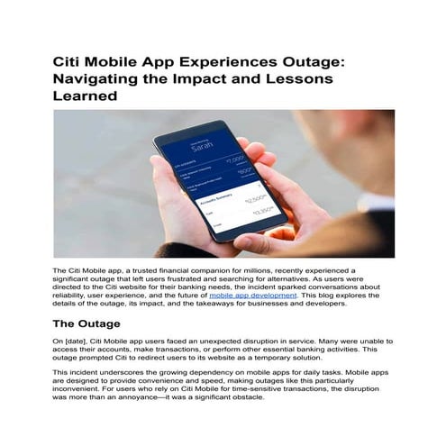 Citi Mobile App Experiences Outage Explained.pdf