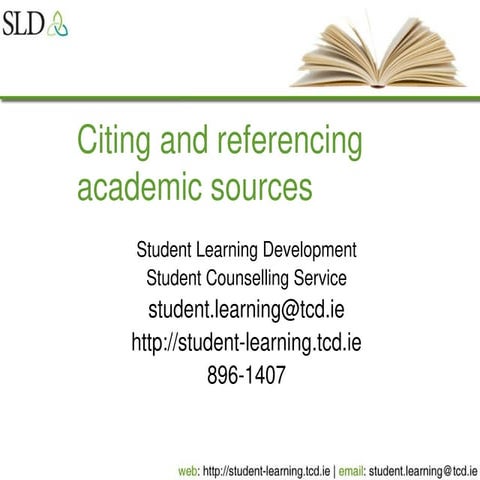 Proper Citing and referencing academic sources.ppt