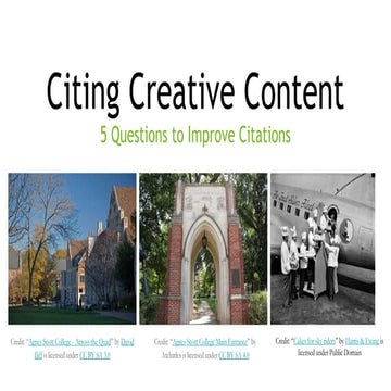 Citing Creative Content | PPT