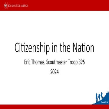 Citizenship In Nation Merit Badge Slideshow | PPT