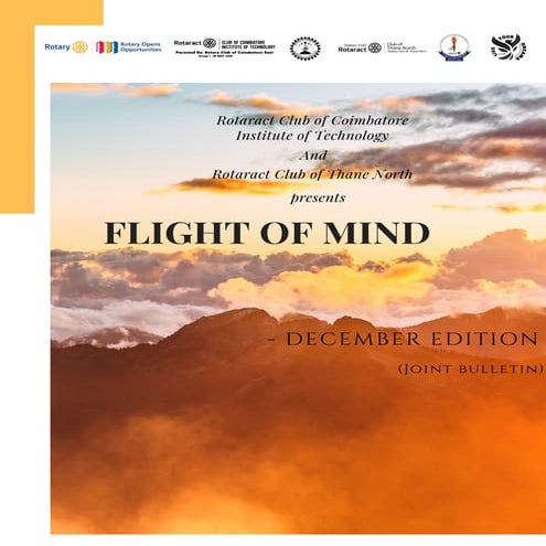 Joint Bulletin with Rotaract Club of Coimbatore Institute of Technology | PDF | Asia Travel ...