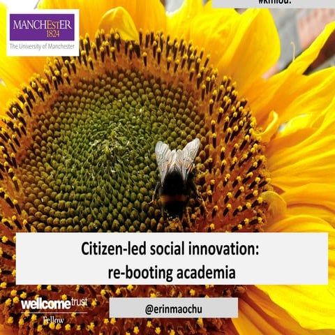 Citizen led social innovation - Open University seminar | PPT
