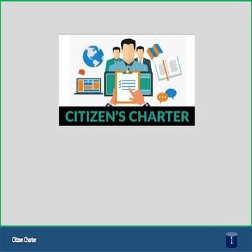 নাগরিক সনদ (Citizen Charter) কিসেবা গ্রহীতার নিকট আমাদের প্রত্যাশা | PPTX
