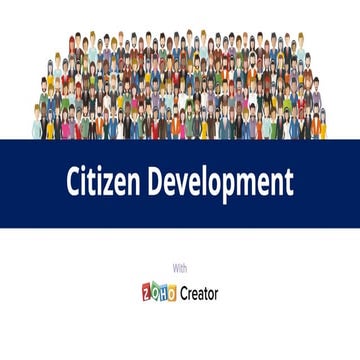 Leverage the power of citizen development with low-code. | PPT