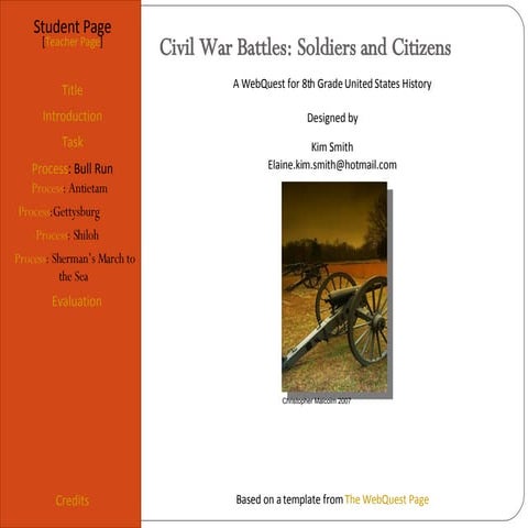Civil War Webquest | PPT