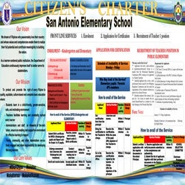 Citizen's charter | PDF