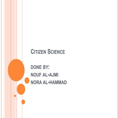 Citizen science | PPTX