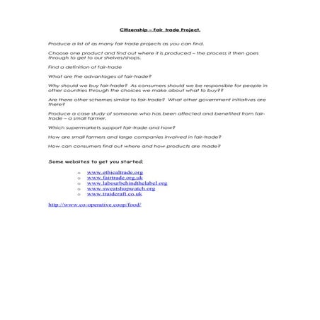 Fair Trade powerpoint | PPT