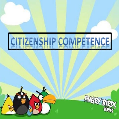Citizenship competence lesson | PPTX