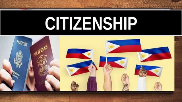Rights, privileges and responsibilities of a citizen | PPTX