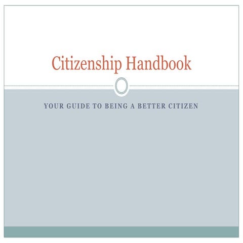 Citizenship Lesson 1 | PPT