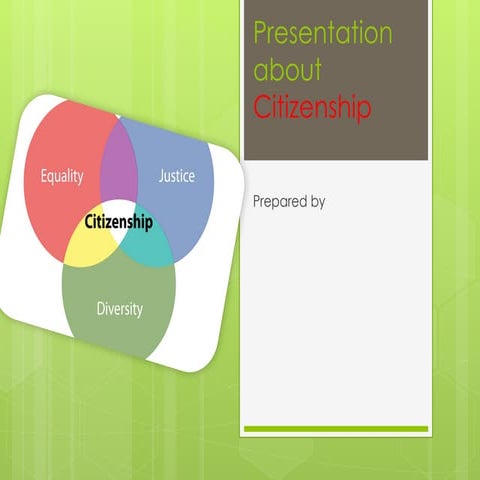 Being a Good Citizen | PPTX