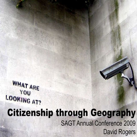 Citizenship Through Geography Sagt 2009 | PPTX | Geography | Science