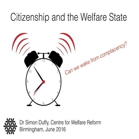 Citizenship and the Welfare State | PDF