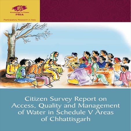 Citizen Survey Report on Access, Quality and Management of Water in ...