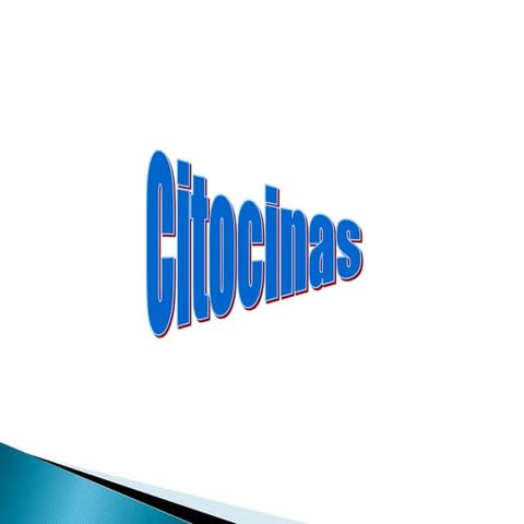 Curso Inmunologia 11 Citoquinas | PPTX