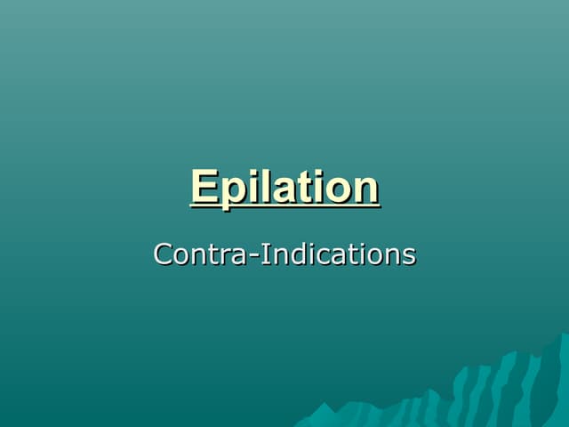 Pedicure contra-actions and aftercare | PPT