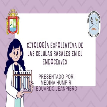citología exfoliativa de las celulas basales en el endocervix | PPTX