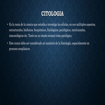 Citologia | PPTX