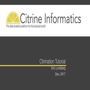 Citrination tutorial | PDF