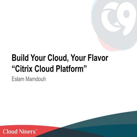 Citrix Cloud Platform | PPTX