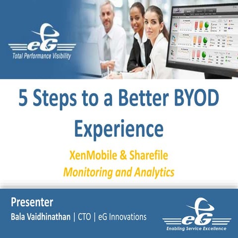 Citrix XenMobile and ShareFile Performance - 5 Steps for a Better BYOD Experience | PPT
