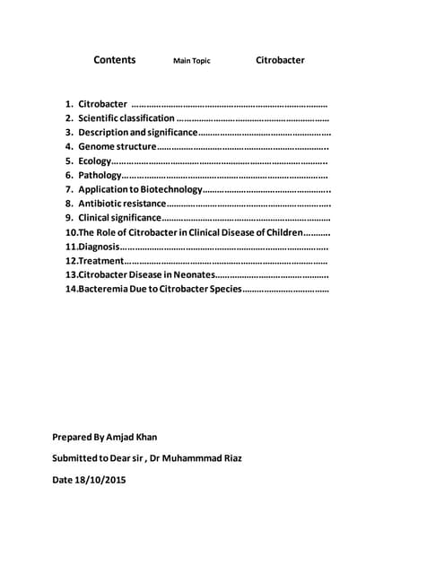 Citrobacter & Edwardsiella | PPTX