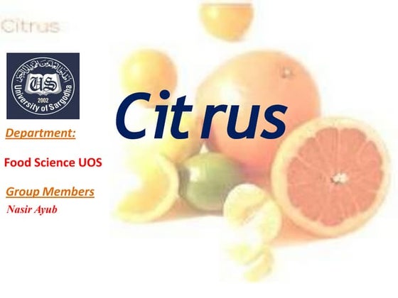 Cultivation practices of Citrus | PPTX | Agriculture | Industries