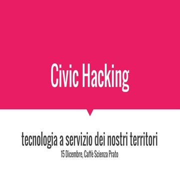 Civic Hacking | PPT
