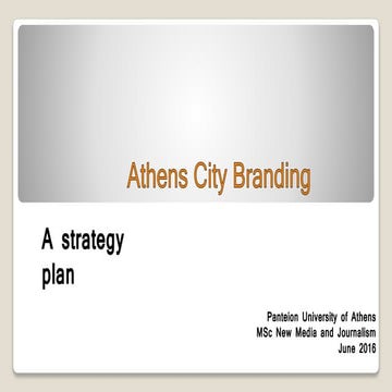 City branding | PPT