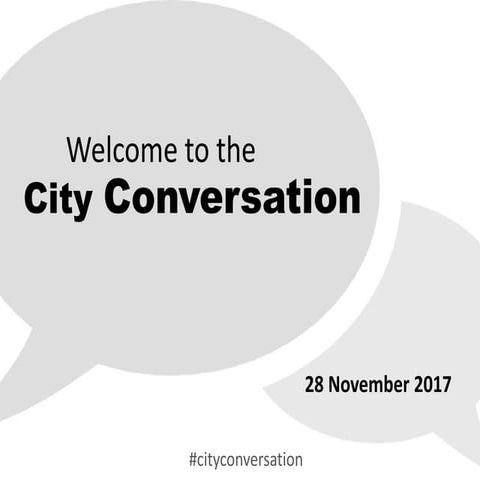 City conversation | PPT