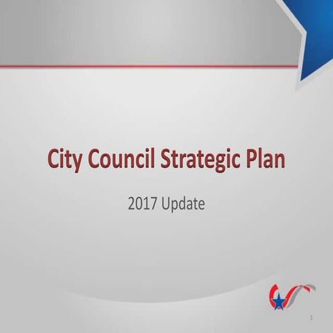 2016 City Council Strategic Plan Update | PPTX