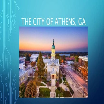 The City of Athens, GA | PPTX