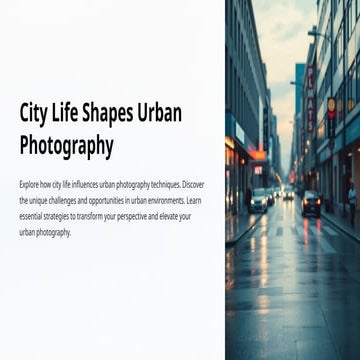 City Life-Shapes-Urban-Photography-Mapsstudio | PPTX