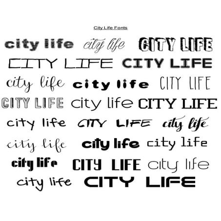 City life fonts | DOCX