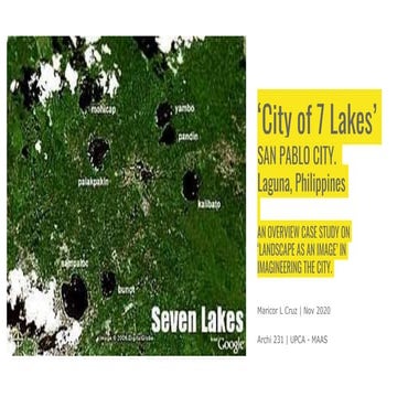 'City of 7 lakes' | PPTX