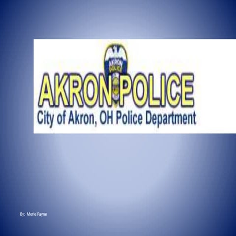 City of akron police department | PPT