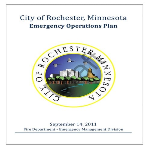 City of Rochester emergency operations plan | PDF